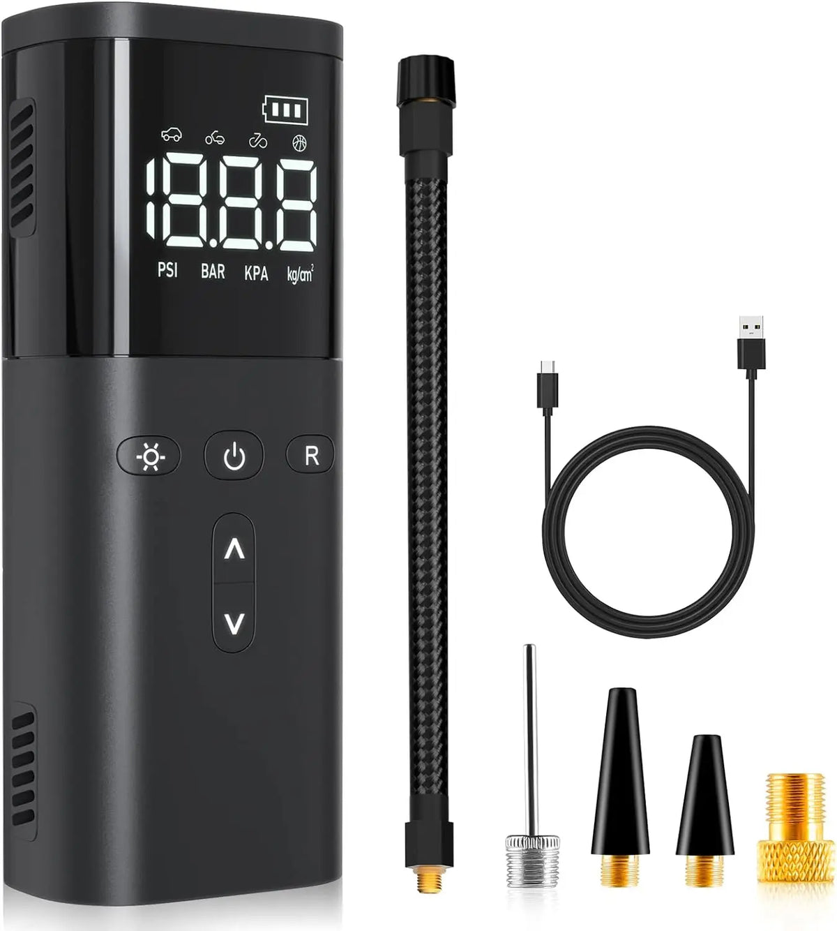 Buy Cordless Portable Air Compressor – With Pressure Gauge