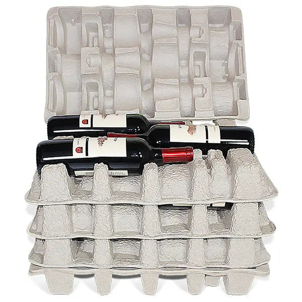 Wine Shipping Boxes, Pulp Wine Shippers an Wine Storage Boxes.